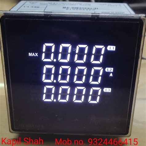 Led 7 Segment AC Multi Function Meter With Transmition MFM 443 TX Selectable At 1750 In