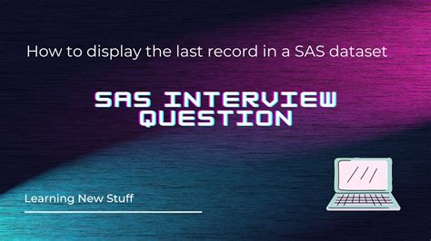 How To Display The Last Observation Of The Dataset In Base Sas Youtube