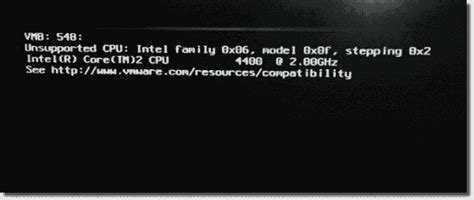 Vsphere Unsupported Cpus And Esxi Hardware Requirements Sysops