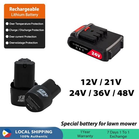12v24v36v48v Rechargeable Lithium Battery For Lawn Mower Grass