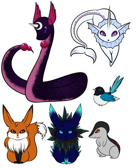 Pokemon Design Set 2 By Lynnmoon On Deviantart