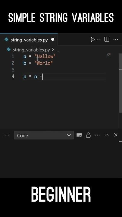 Python Tutorial String Variables And Merging Two Strings Python