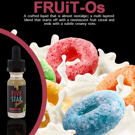Five Star Juice Fruit Os 120ml Premium Ejuices And Eliquids