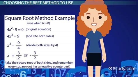 Methods To Solve Quadratic Equations Types Examples Lesson Study