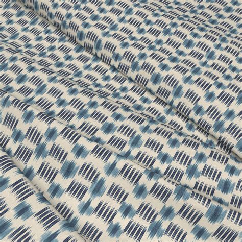 Patola Indigo Printed Cotton Fabric The Pure Edit