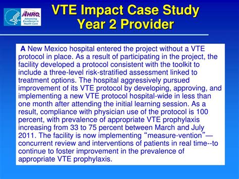 Ppt Preventing Hospital Acquired Venous Thromboembolism Powerpoint