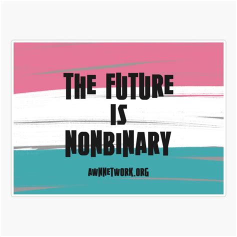 Maneki Trans Pride Future Is Nonbinary Er Phone Decal Water Bottle Stickers Car Decals Funny