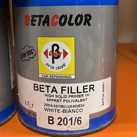 Betacolor Filler Dg Inventory
