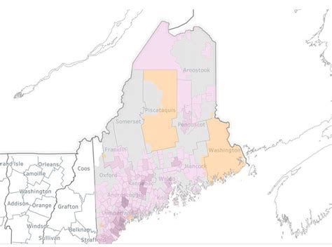 Maine Zip Code Map Images And Photos Finder