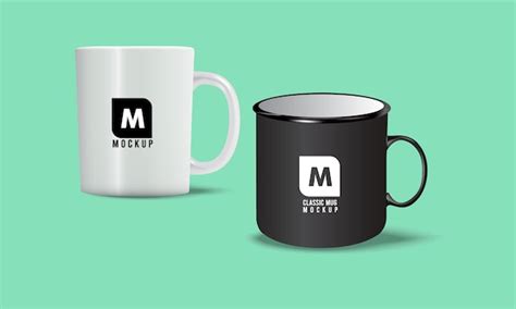 Conception De Maquette De Tasse De Tasse De Café En Céramique Avec Un