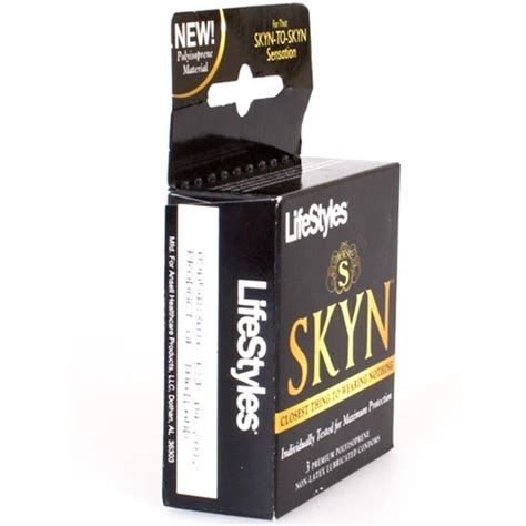 Lifestyles Skyn Non Latex 3 Pack Sex Toys At Adult Empire