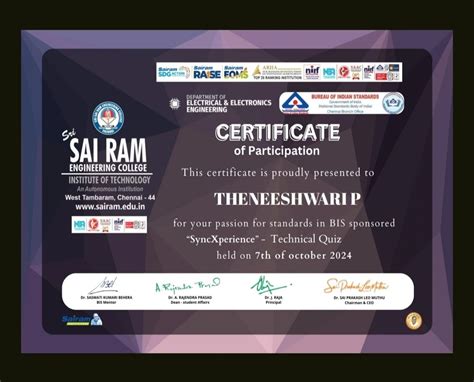 Theneeshwari P On Linkedin Engineering Standards Bis