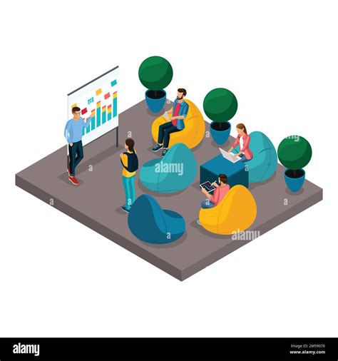Open Office Space Stock Vector Images Alamy