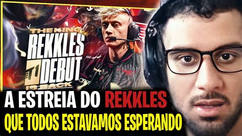 ESTREIA Do REKKLES Na T T ACADEMY Vs KDF ACADEMY Absolut React YouTube