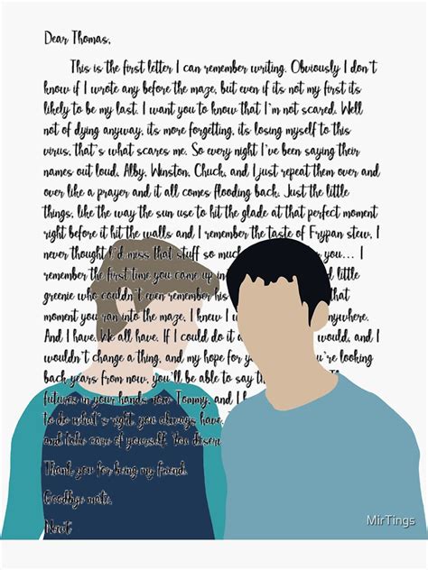 Maze Runner Newt And Thomas Sticker For Sale By Mirtings Redbubble