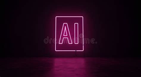 Abstract Representation Of An Ai Processor With Bright Data Streams And