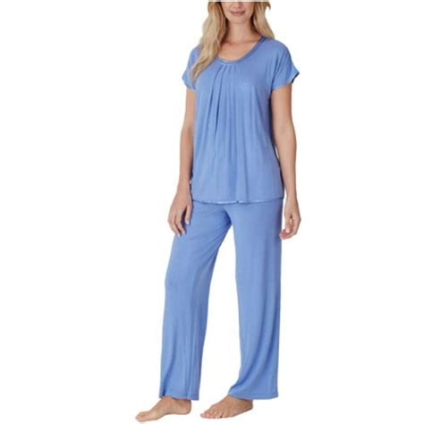 Carole Hochman Womens Midnight Super Soft Modal Pajama Set A Blue X