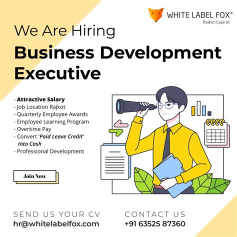 Hiring Post For Business Development Executive Business Development