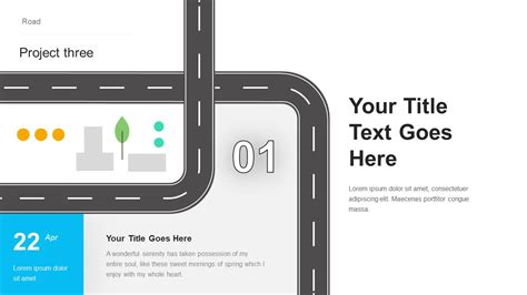 Road Infographic Powerpoint Presentation Template Presentation Templates