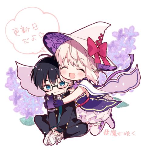 Minato Shima And Hotaka Koichi Majo Wa Mangetsu Ni Saku Drawn By Hara