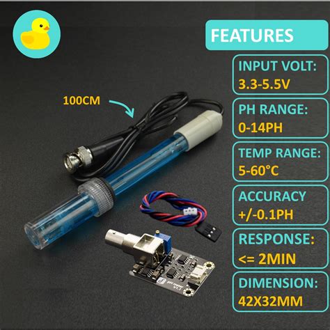 gravity analog ph sensor meter kit for arduino shopee malaysia