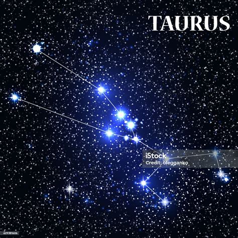 Ilustración De Símbolo Tauro Signo Del Zodiaco Ilustración Vectorial Y