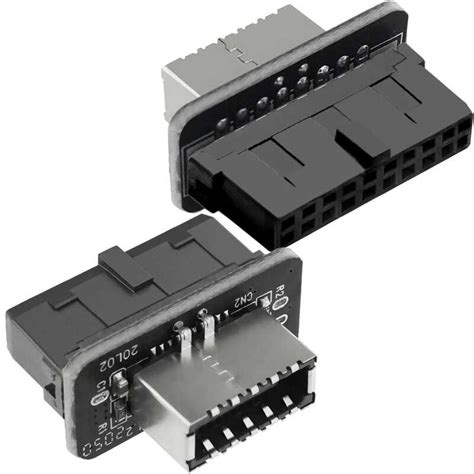Front Panel Dkardu Adapter Motherboard 3 1 Type E To 3 0 20 Pin Connector Converter Socket Ver