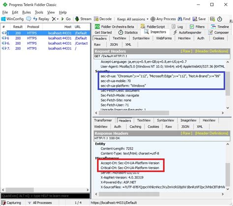 User Agent Client Hints