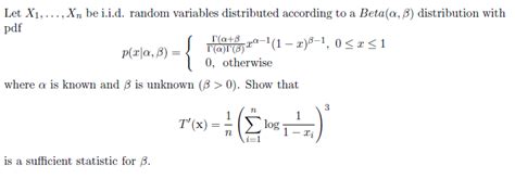 solved let x1 dots xn ﻿be i i d ﻿random variables