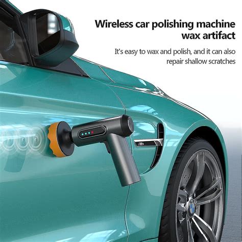 Car Scratch Remover Polisher Kit Mini Rechargeable Buffer For Car