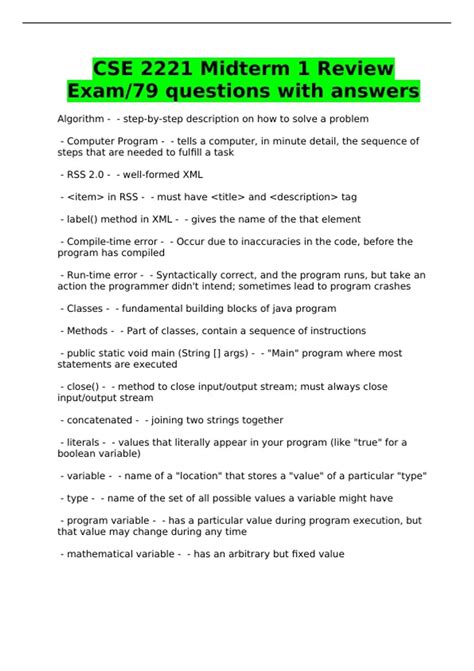 Cse 2221 Exams Stuvia Us