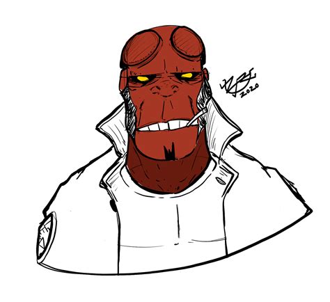 Hellboy Sketch