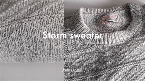 Sub Knitting Vlog 겨울 스웨터의 정석 스톰스웨터 뜨개로그 목 겹단 예쁘게 뜨는 팁 무늬 스웨터 첫 도전 Storm Sweater Youtube