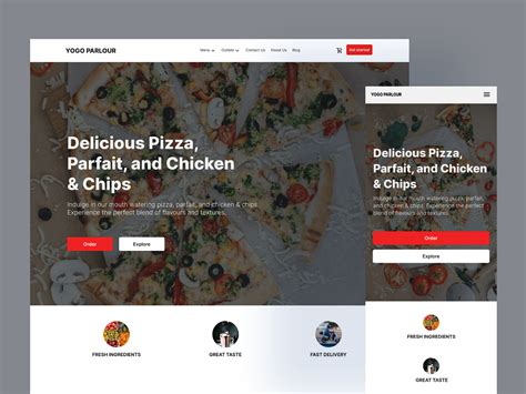 Yogo Parlour Restaurant By Abegunde Muyiwa On Dribbble