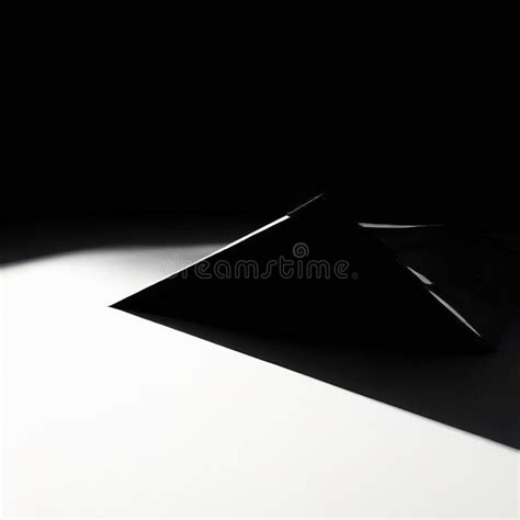 High Contrast Shadow A Shadow Effect With Sharp Edges And Stong Stock