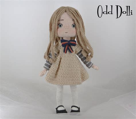 English Pdf Crochet Pattern M3gan Doll Instant Download Model Etsy