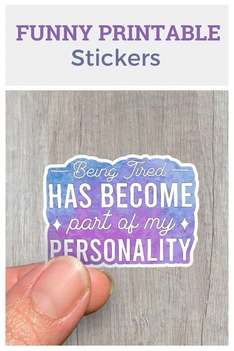 Funny Printable Sticker Stickers Png Graphic By Craftlabsvg · Creative
