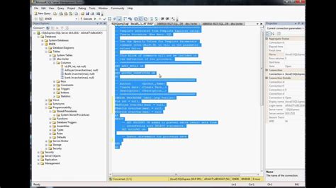 Mssql Server Da Stored Procedure Oluşturma Youtube