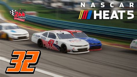 Getting A Top 10 At The Glen Nascar Heat 5 Career Mode Xfinity