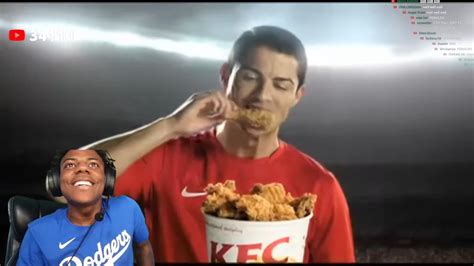 Ishowspeed Reacts To Ronaldos Kfc Ad💀 Youtube