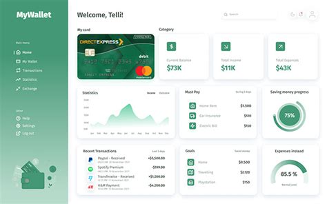 Wallet Dashboard Design On Behance