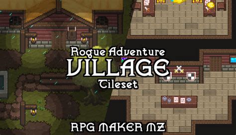 Rpg Maker Mz Rogue Adventure Village Tileset On Steam