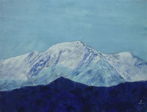 灵性 悟性 知性 感性 恒性——中国岩彩画家俞旅葵 中国山水画艺术网