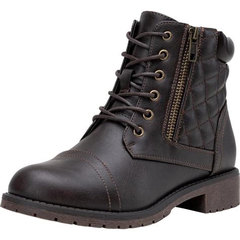 Vepose Womens Fashion Ankle Booties Combat Ankle Bootseight Eyes 903