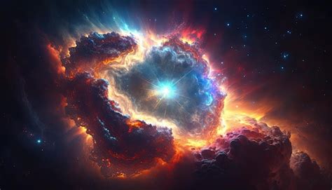 Premium Photo Stunning Realistic Wallpaper Of A Supernova Deep Space