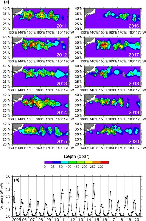 A Distribution Of Mixed Layer Depth In March Where θ At 10 Dbar Depth Download Scientific