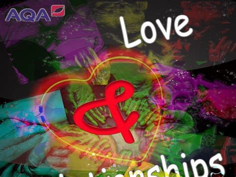 Aqa Love And Relationships Gcse Poetry Anthology Powerpoint Teaching