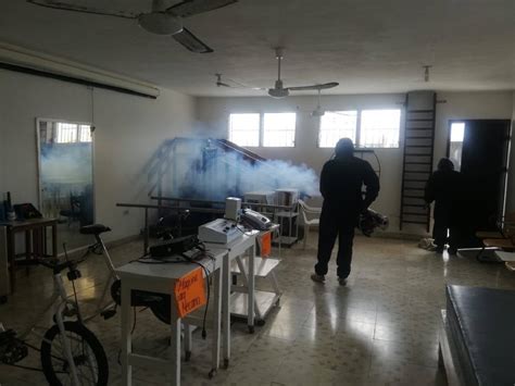 La Comuna de Progreso continúa la sanitización de espacios públicos