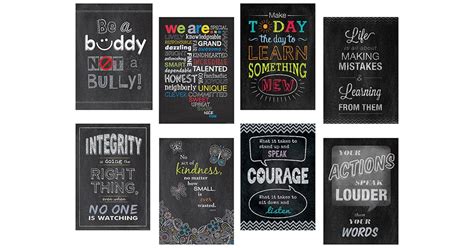 Inspire U Poster Pack 8 Posters Ctp6686 Creative Teaching Press