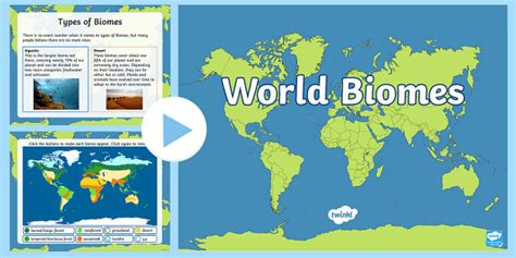Interactive Biomes Map For Ks2 Geography Teacher Made
